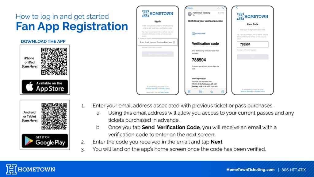 Fan App Registration