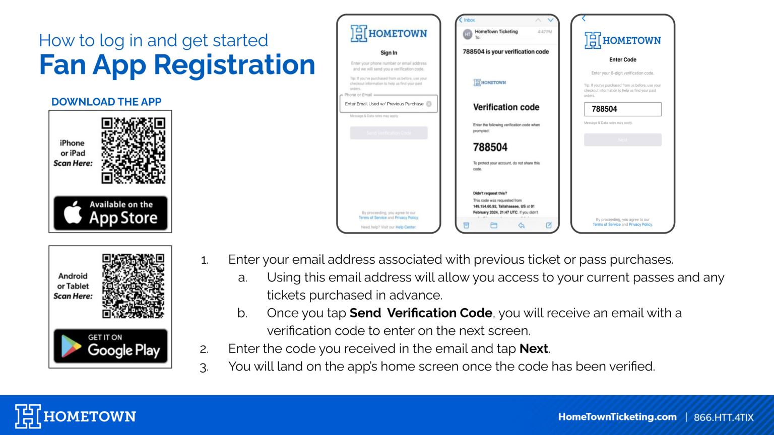 Fan App Registration